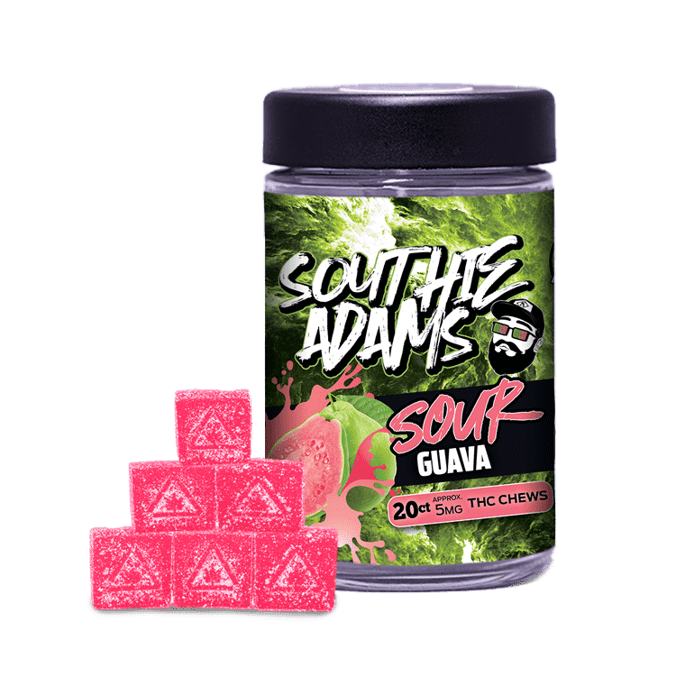 Sour Guava | Southie Adams | Gummies | 100MG - 100mg | Edibles ...