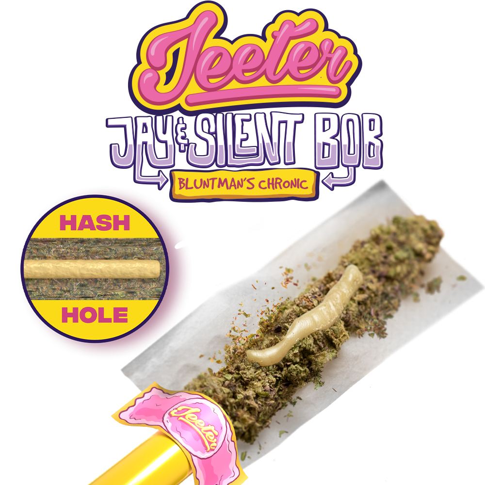 Limited Edition Jeeter x Jay & Silent Bob 2g Hash Hole Infused Pre-Roll ...